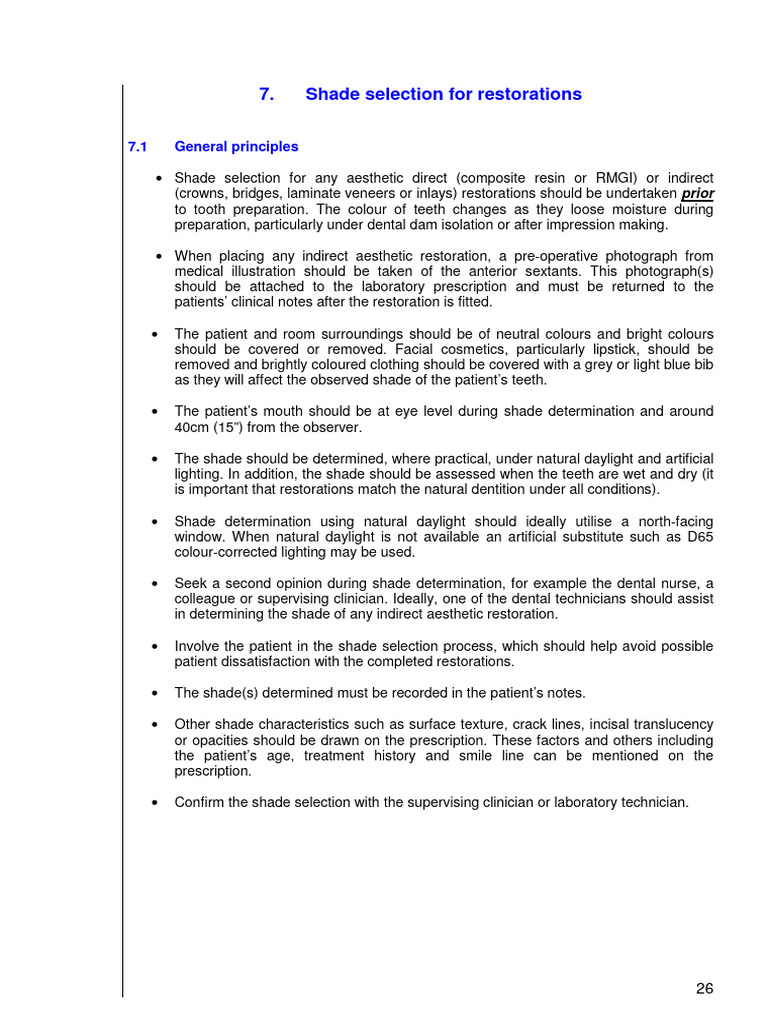 Anterior Composite Shade Selection Guide | PDF | Dentistry | Tooth