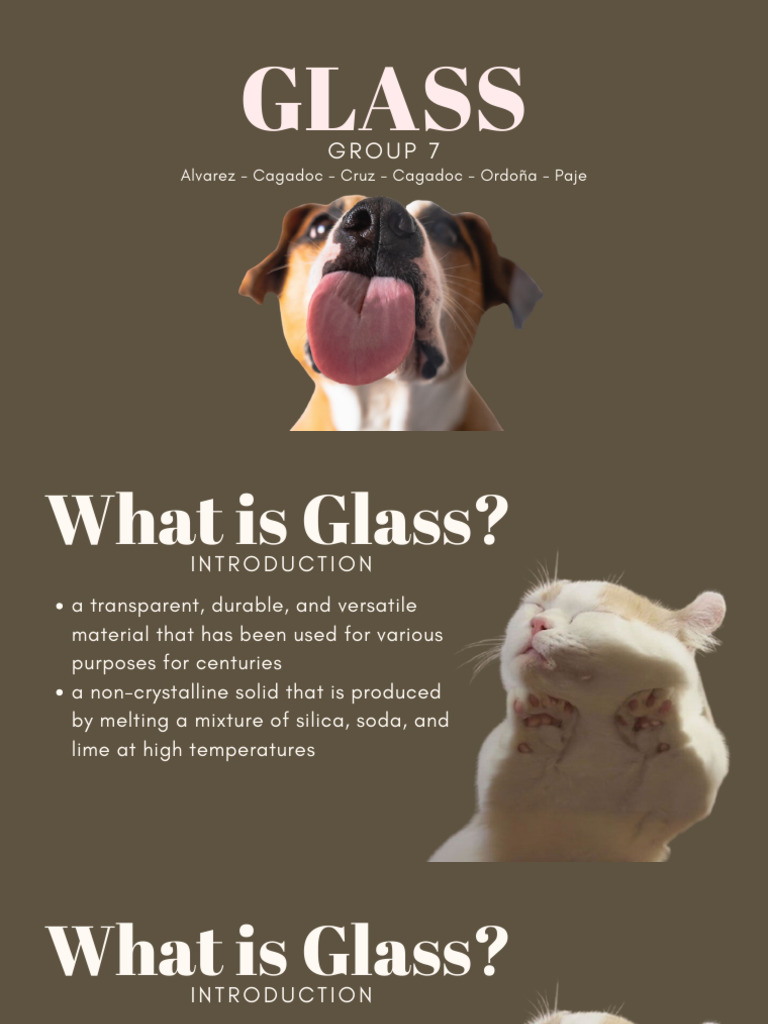 Glass | PDF | Glasses | Physical Sciences