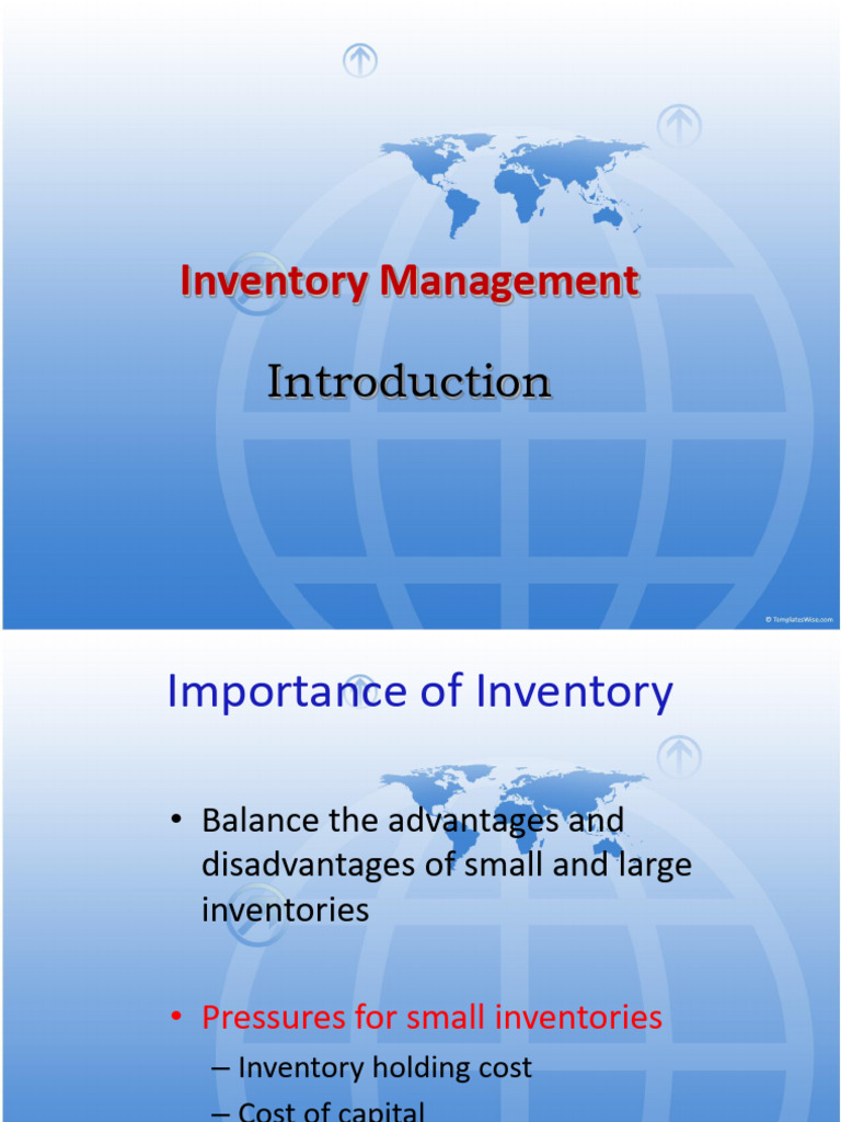 Chapter 6-Inventory Control | PDF | Inventory | Logistics