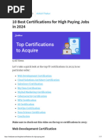 Collibra Certification Factsheet | PDF | Intelligence | Certification