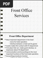 Front Office Department Organization Chart | PDF
