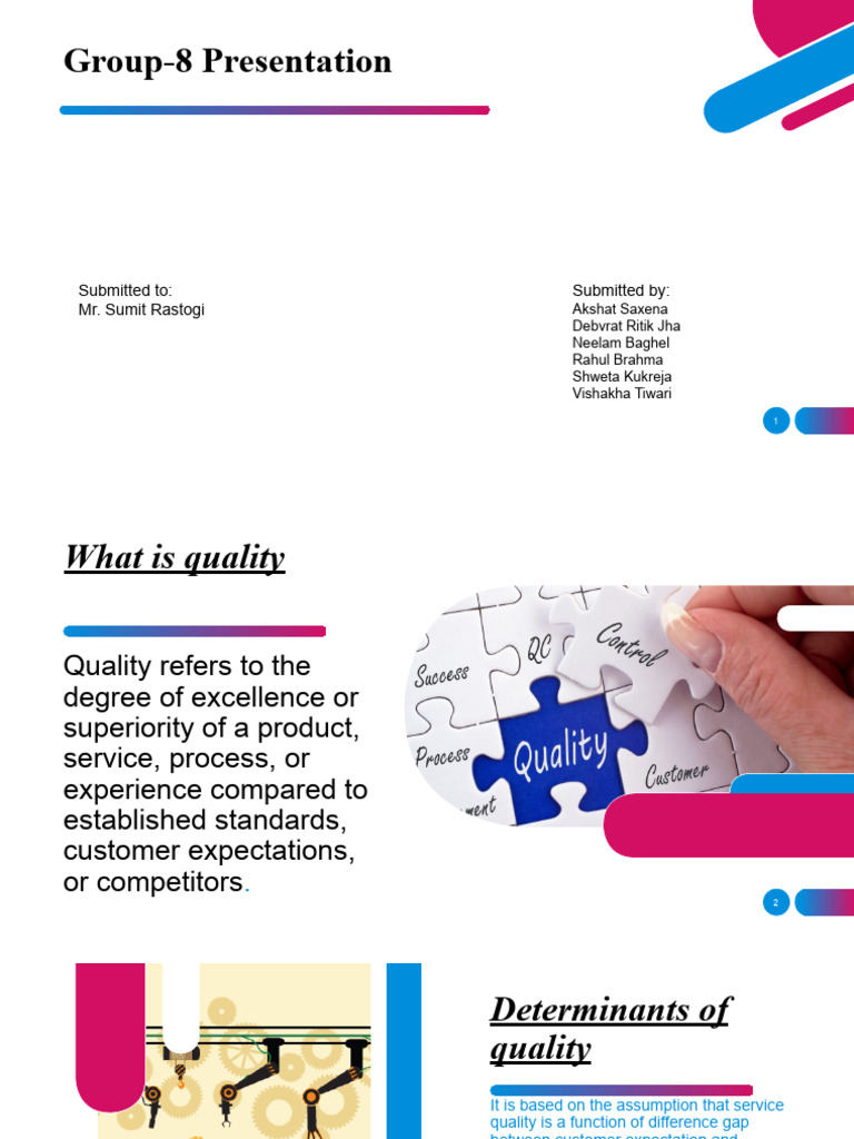 Group 8 Presentation | PDF | Customer | Cost