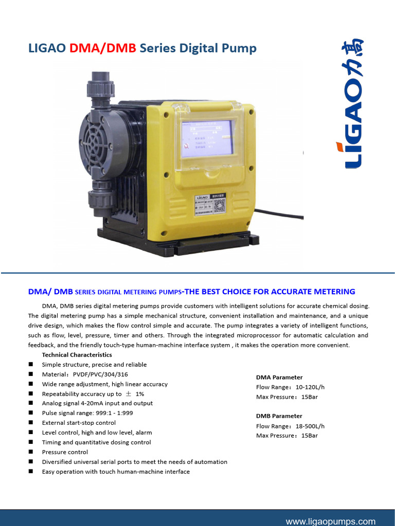 Digital Pumps for Precise Dosing | PDF | Pump | Viscosity