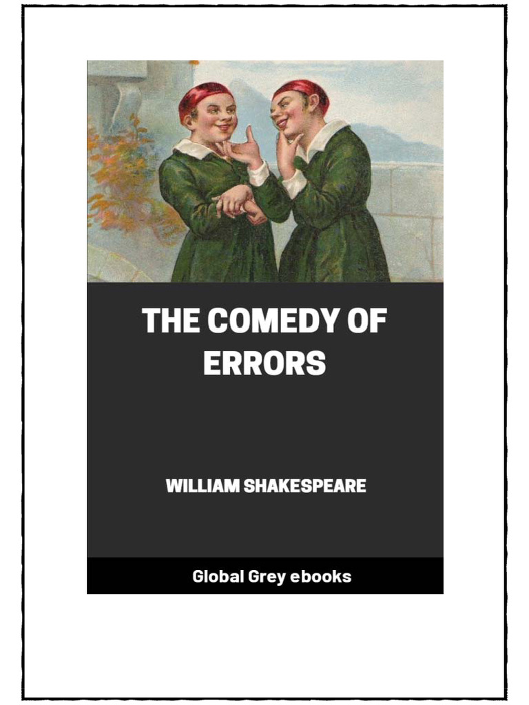 Comedy of Errors | PDF | The Comedy Of Errors