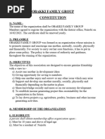 Model Constitution | PDF | Nonprofit Organization | Committee