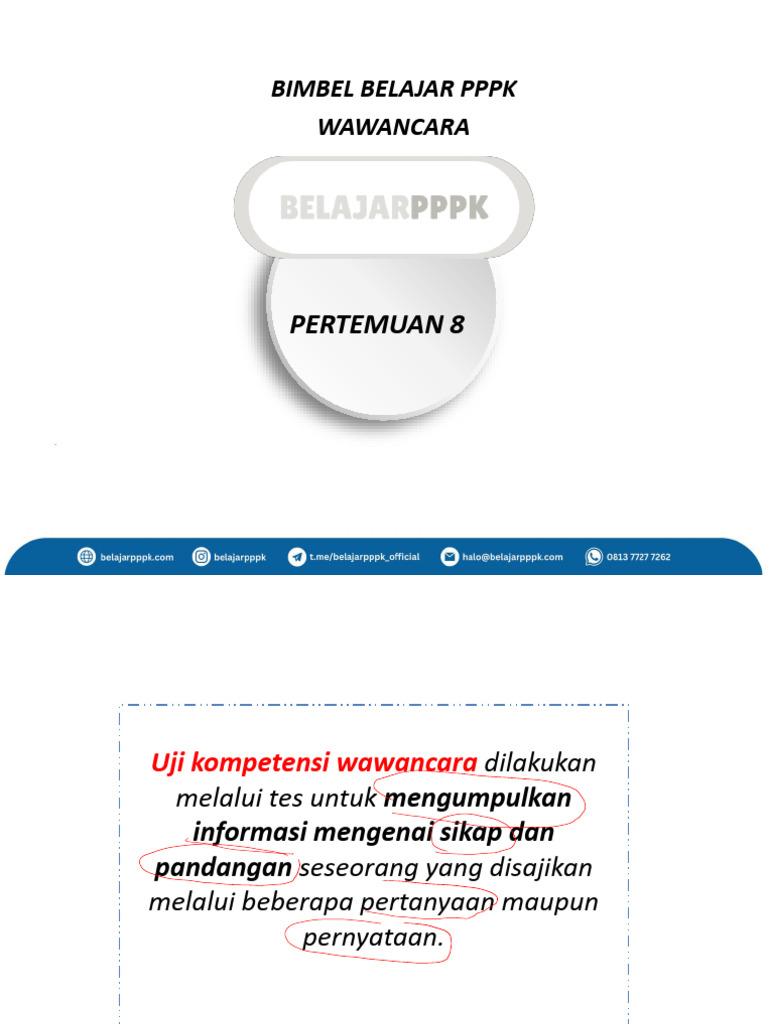 Pertemuan 8 - Wawancara | PDF