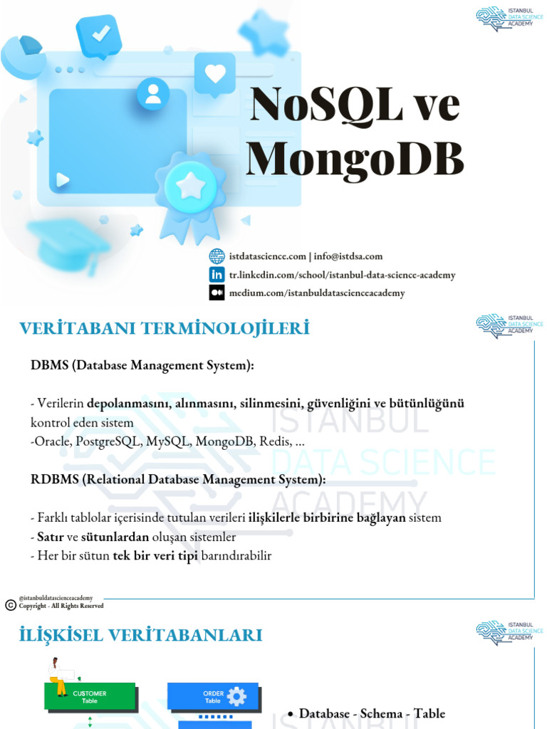 NoSQL Veritabanları & MongoDB | PDF