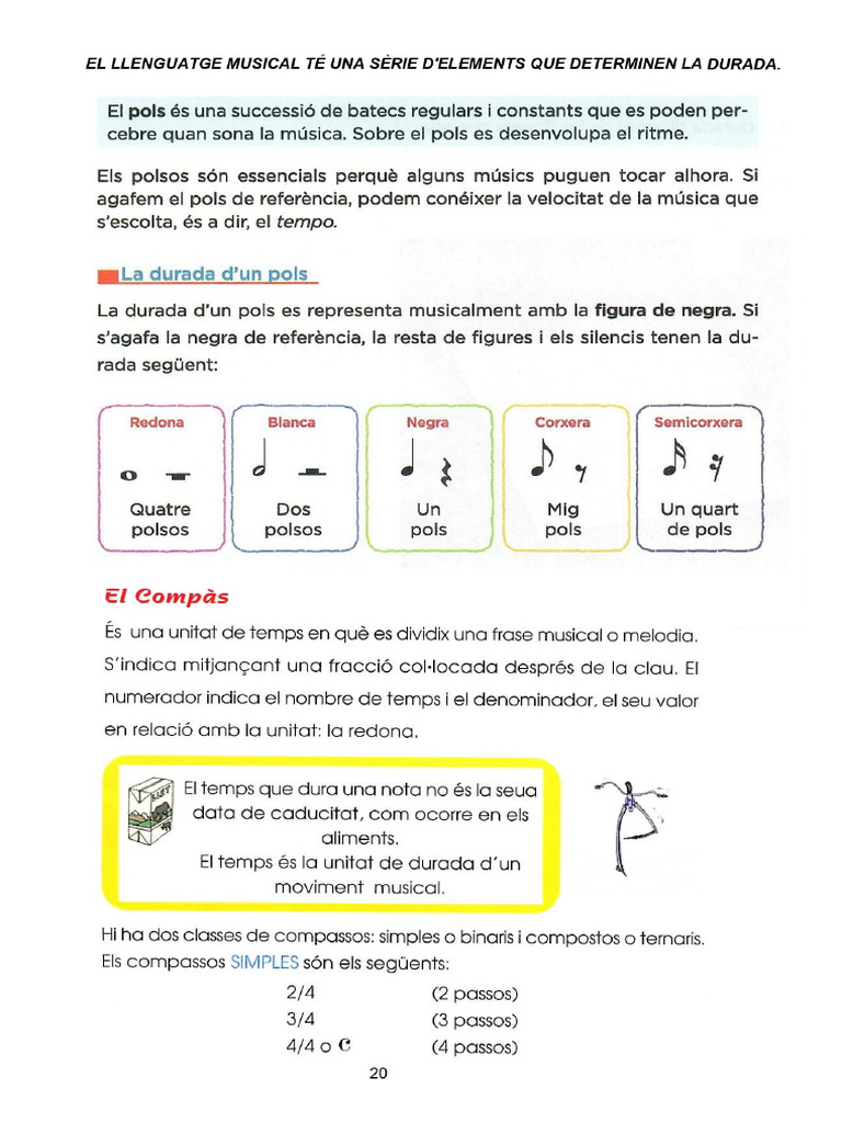 MÚSICA 1º ESO 2019-20-20 | PDF