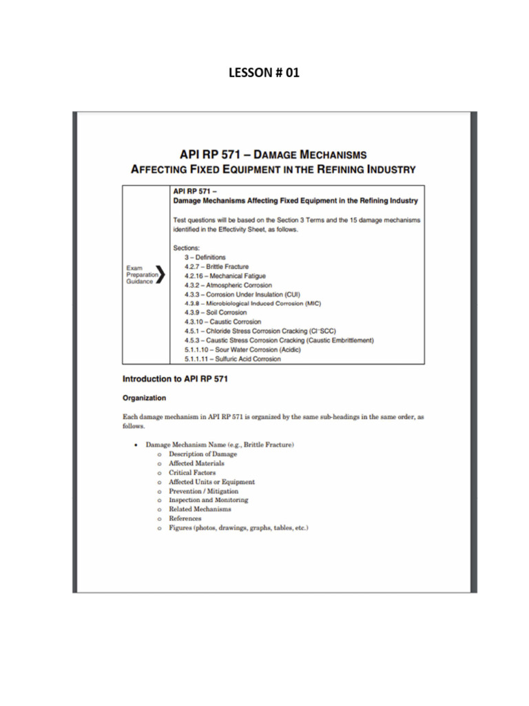 API 571 Casti | PDF