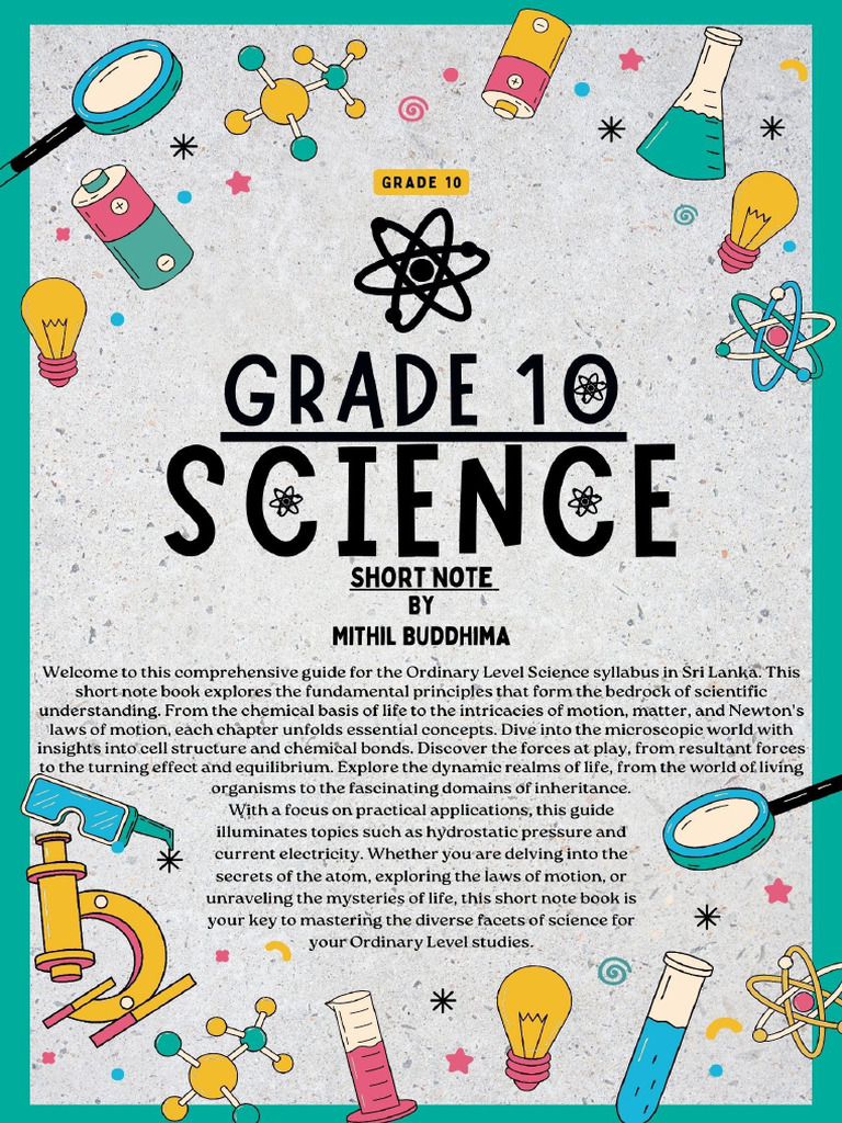 Grade 10 Short Note Science Final Edit | PDF | Carbohydrates | Flowers