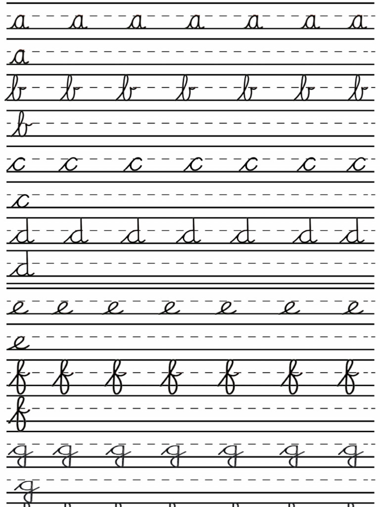 Upper Case & Cursive A-Z | PDF