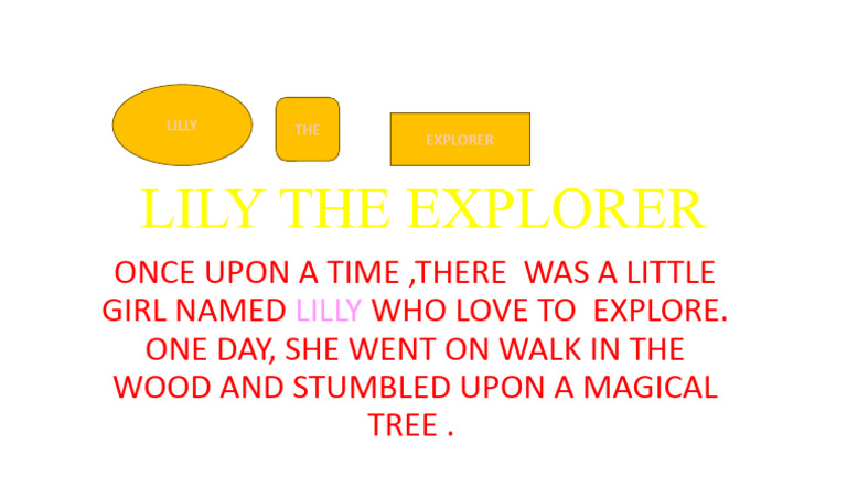 Lily the Explorer | PDF