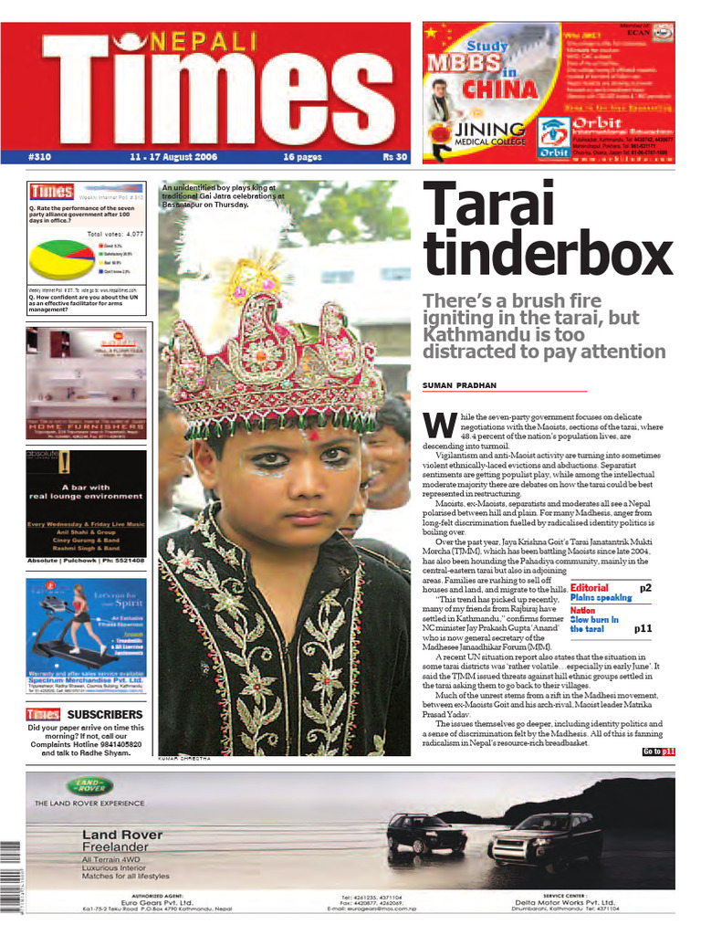 Nepali Times 310 | PDF | Nepal