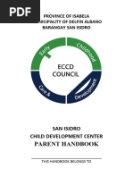 Eccd Checklist S.Y. 2024 2025 Final | PDF