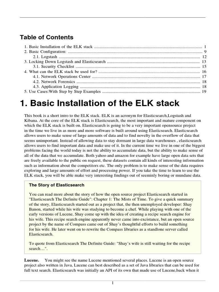 Elk Stack Ascii | PDF | Databases | Computer Cluster