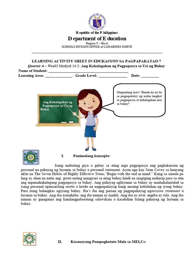 Las Esp7 Q4 Week 3 | PDF