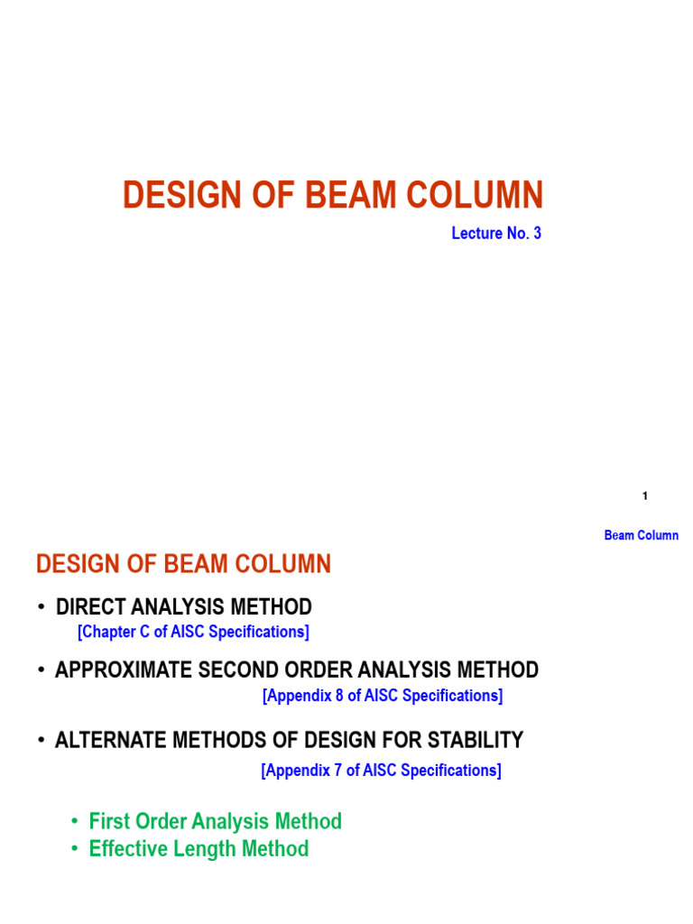 DOS - Beam Column - 3 | PDF | Beam (Structure) | Column