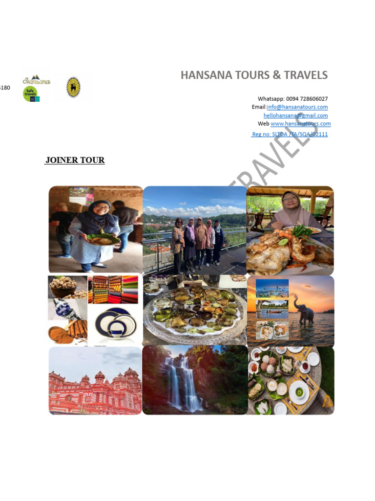 Hansana Tours | PDF