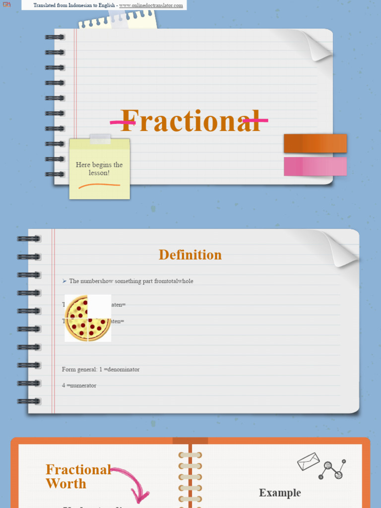 Understanding Fractions and Operations | PDF | Lexicology | Division (Mathematics)