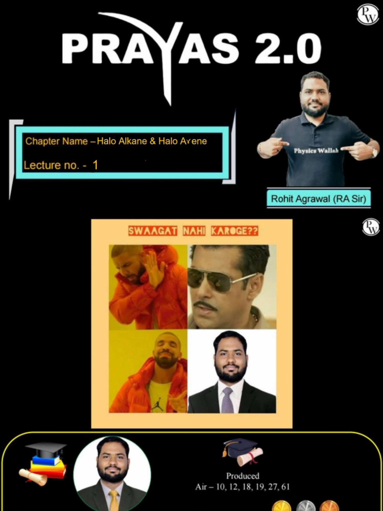 Halo Alkane & Halo Arene 01 Class Notes Halo Alkane & Halo Arene | PDF