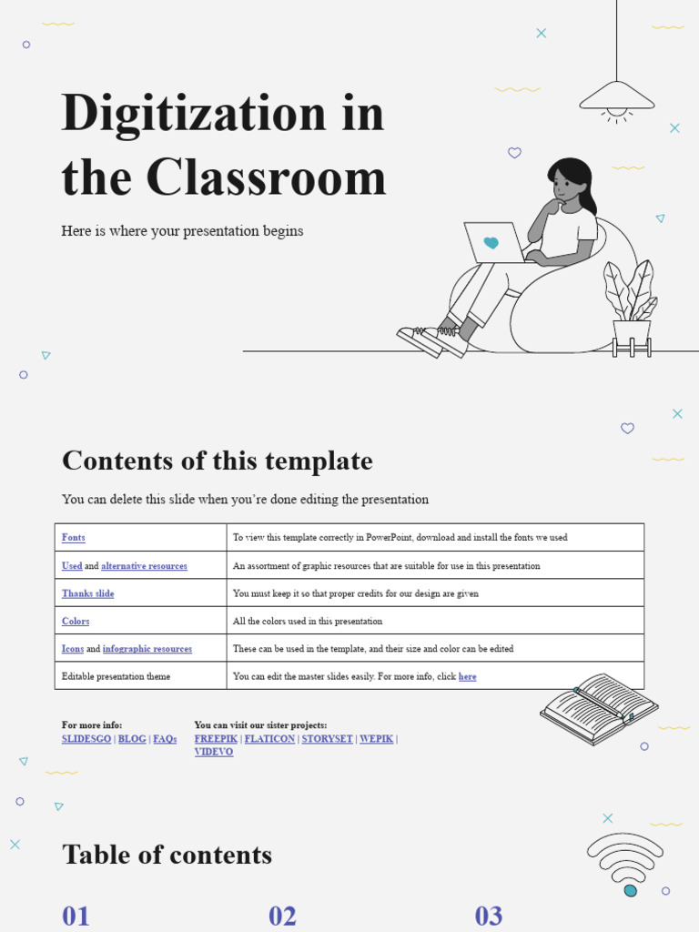 Digitization in The Classroom by Slidesgo | PDF | PHP | Données