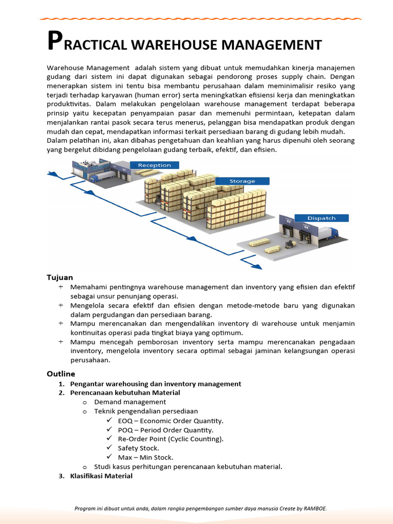 Broshure Practical Warehouse Management | PDF | Bisnis