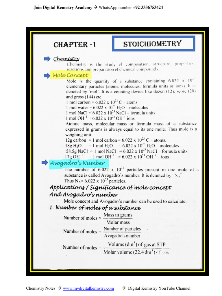 Class 11 Chemistry Chapter 1 PDF New 1 | PDF