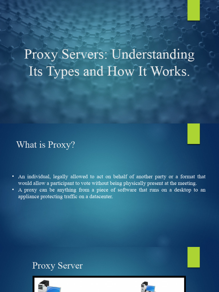 Proxy Servers | PDF | Proxy Server | World Wide Web