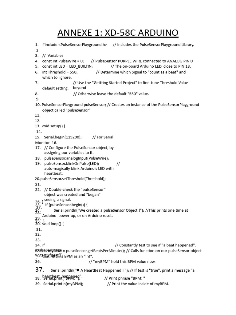 Annexe 1 Xd58c Arduino | PDF | Teaching Methods & Materials | Computers