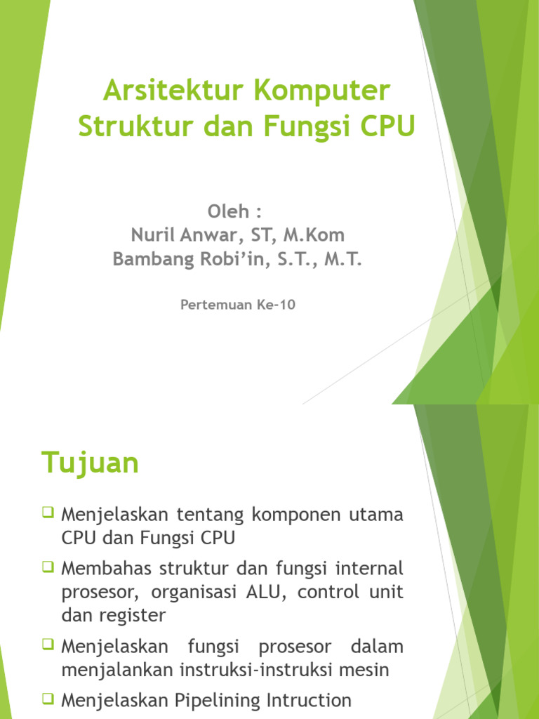 Pert-10. Struktur Fungsi CPU_3 | PDF
