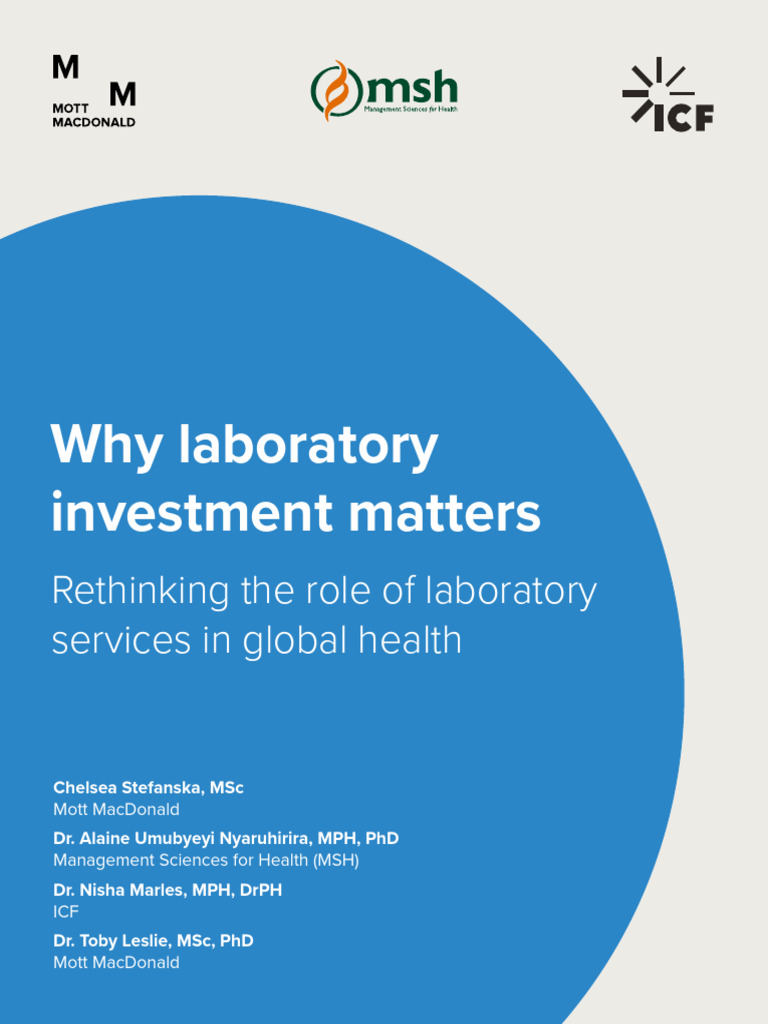Why Laboratory Investment Matters 1712493955 | PDF | Global Health ...