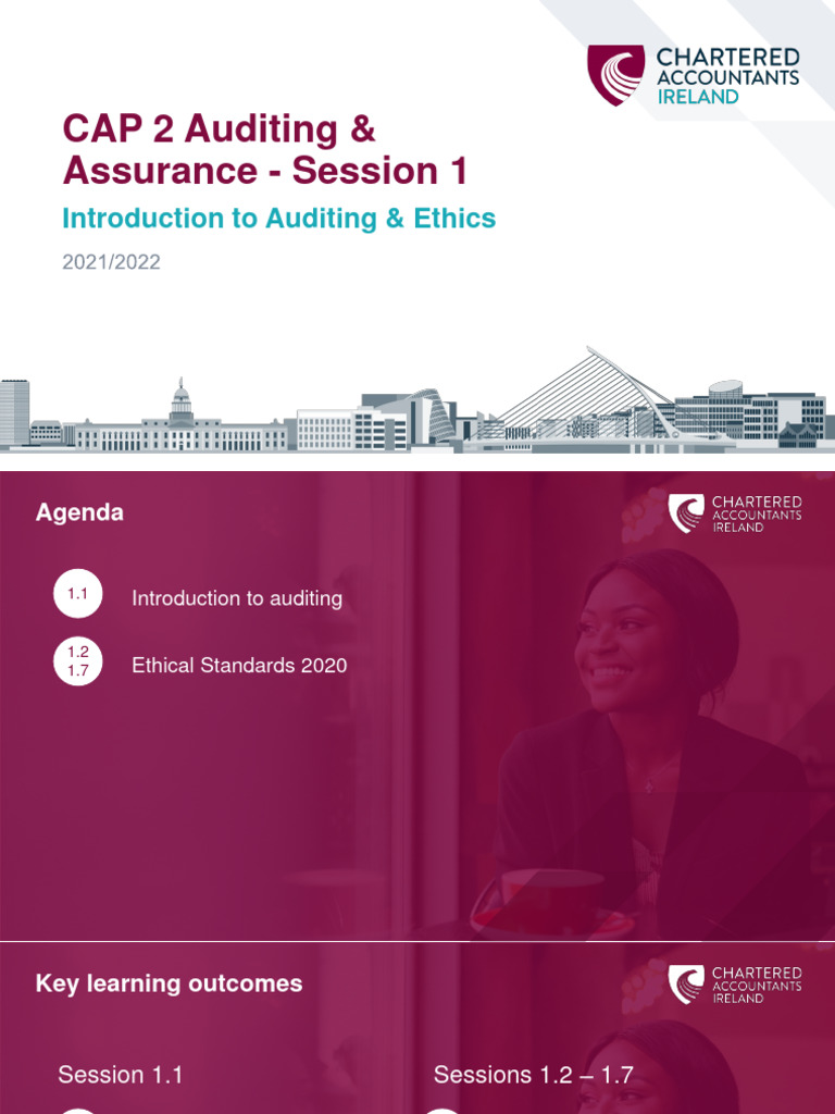 Audit Cap2 Session 1 2021 - 2022 | PDF | Audit | Auditor's Report