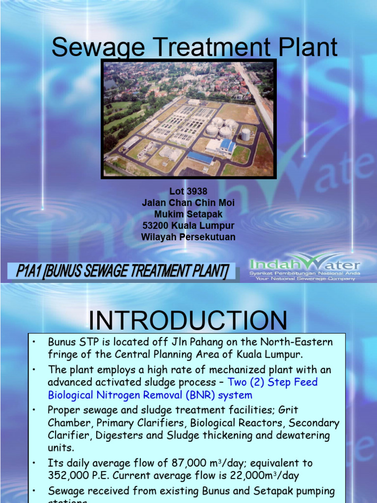 Bunus STP Finish Rushdy | PDF | Sewage Treatment | Industrial Processes