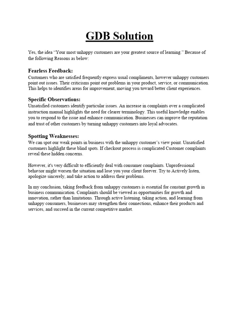 GDB Solution ENG | PDF