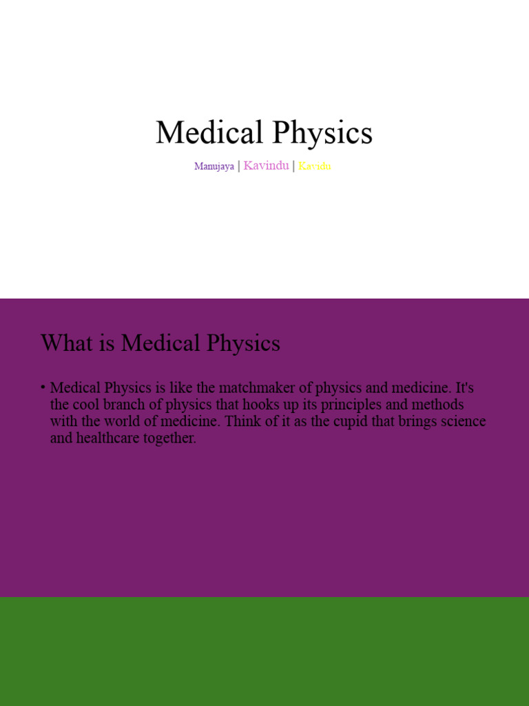 Medical Physics | PDF