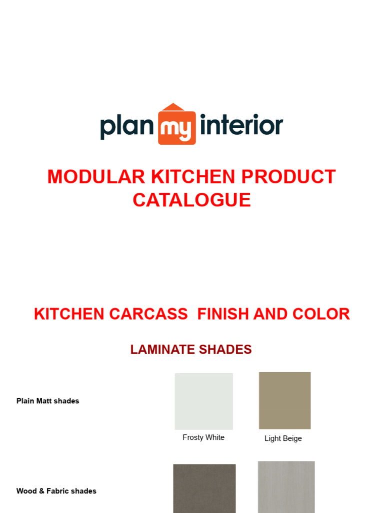 PMI - Modular Kitchen Product Catalogue | PDF | Dishwasher