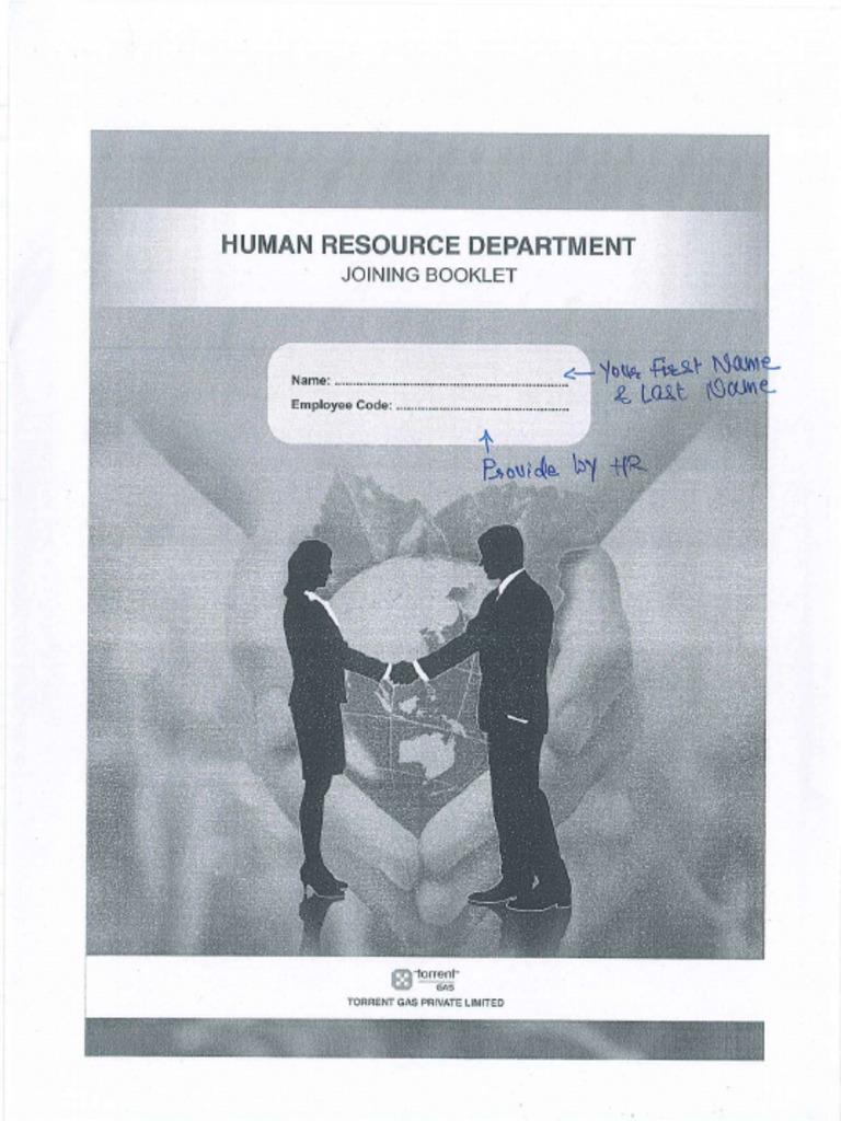 Joining Booklet Specimen | PDF