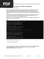 15.4.8 Lab - Observe DNS Resolution | PDF | Domain Name System | World Wide Web