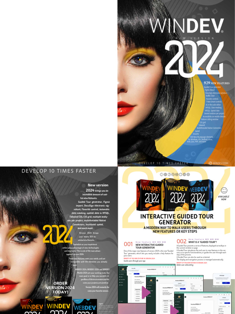 Encarte - Windev 2024 | PDF | Spreadsheet | Signature