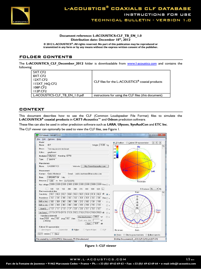 L-Acoustics-Clf TB en 1.0 | PDF | Computer File | Computing