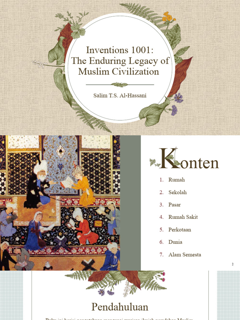 Inventions 1001 The Enduring Legacy of Muslim Civilization | PDF
