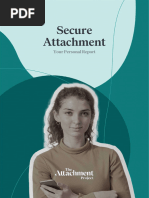 Creating Secure Attachment: © 2022 Therapist Aid LLC | PDF