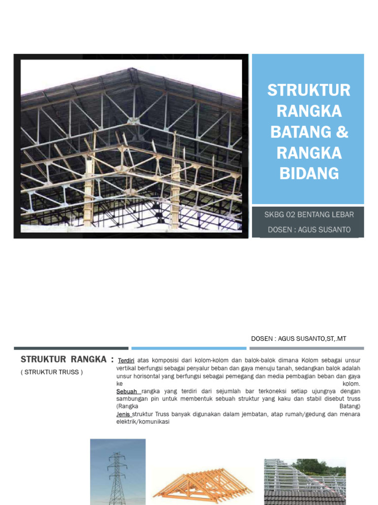 Struktur Rangka Batang dan Truss | PDF