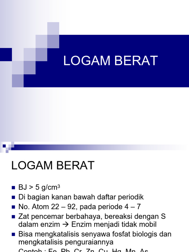 Logam Berat | PDF