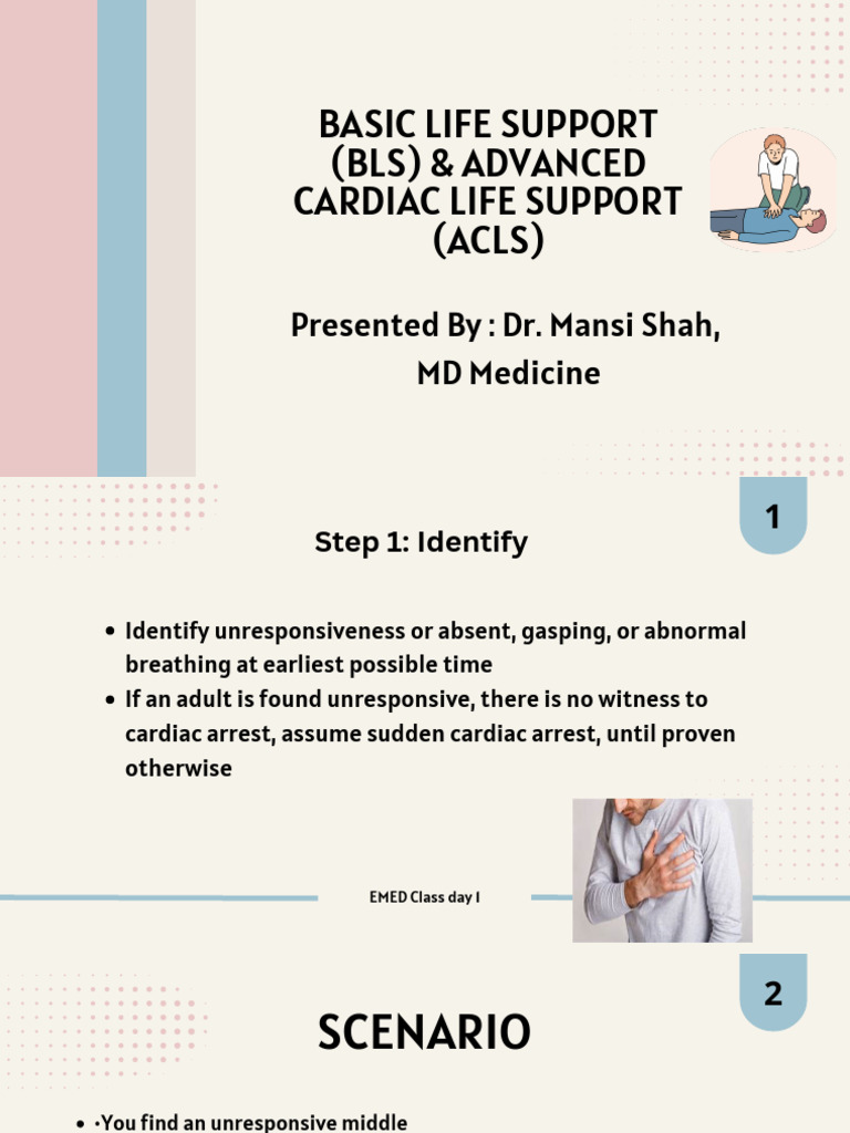 Basic Life Support (BLS) & G | PDF | Cardiopulmonary Resuscitation ...