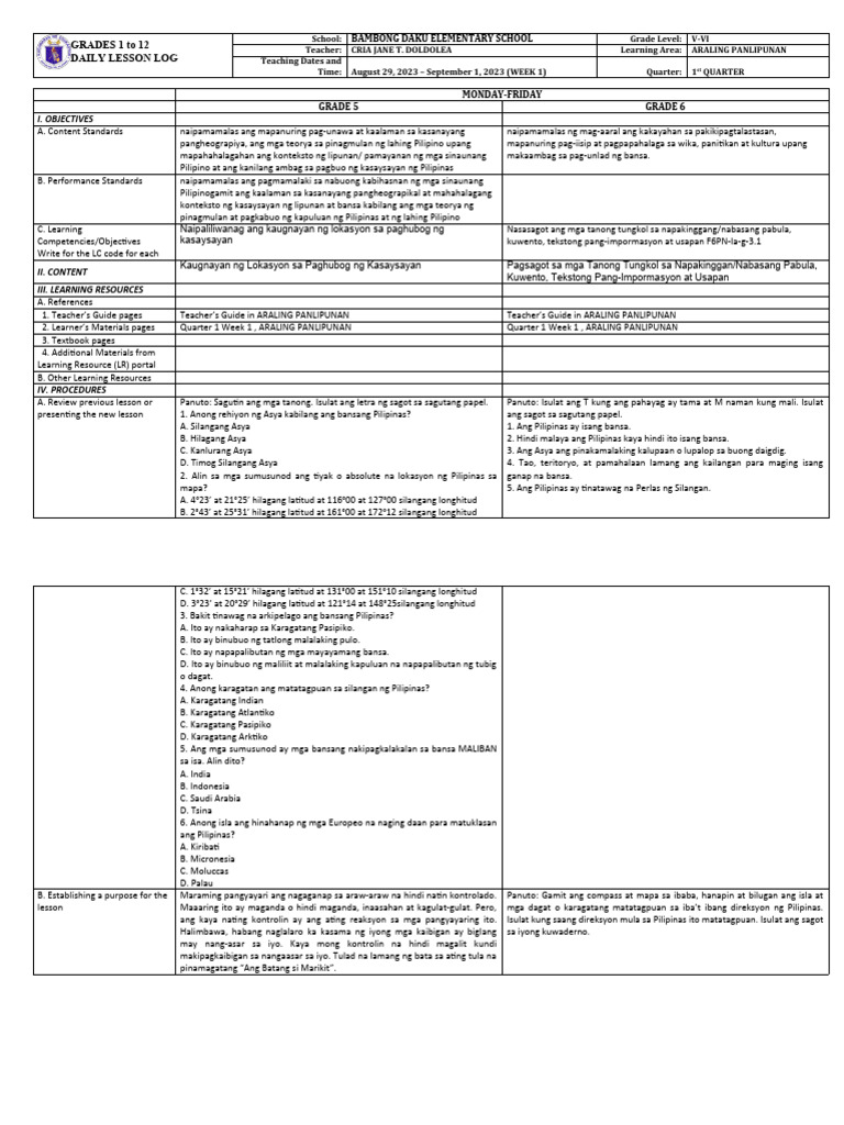 Q1 Multi DLL Arpan Week 1 | PDF
