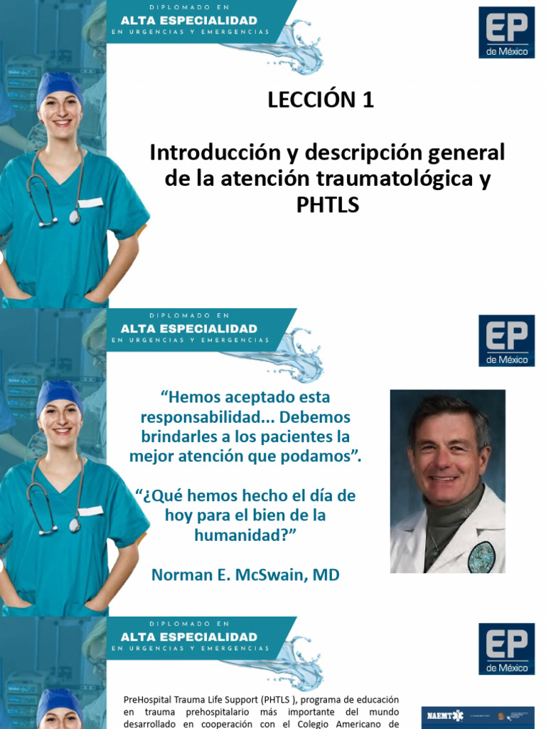 Phtls 10 Edicion Ultimo Diapos Ok | PDF | Trauma psicólogico | Sangrado