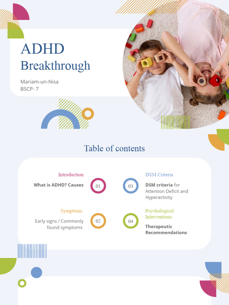 ADHD Breakthrough Presentation | Download Free PDF | Attention Deficit Hyperactivity Disorder ...