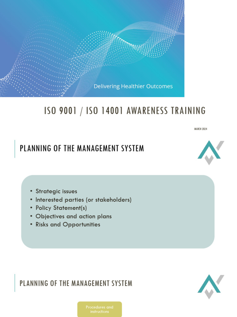 DMC_Awareness Training ISO 9001_14001 | Download Free PDF | Risk | Supply Chain