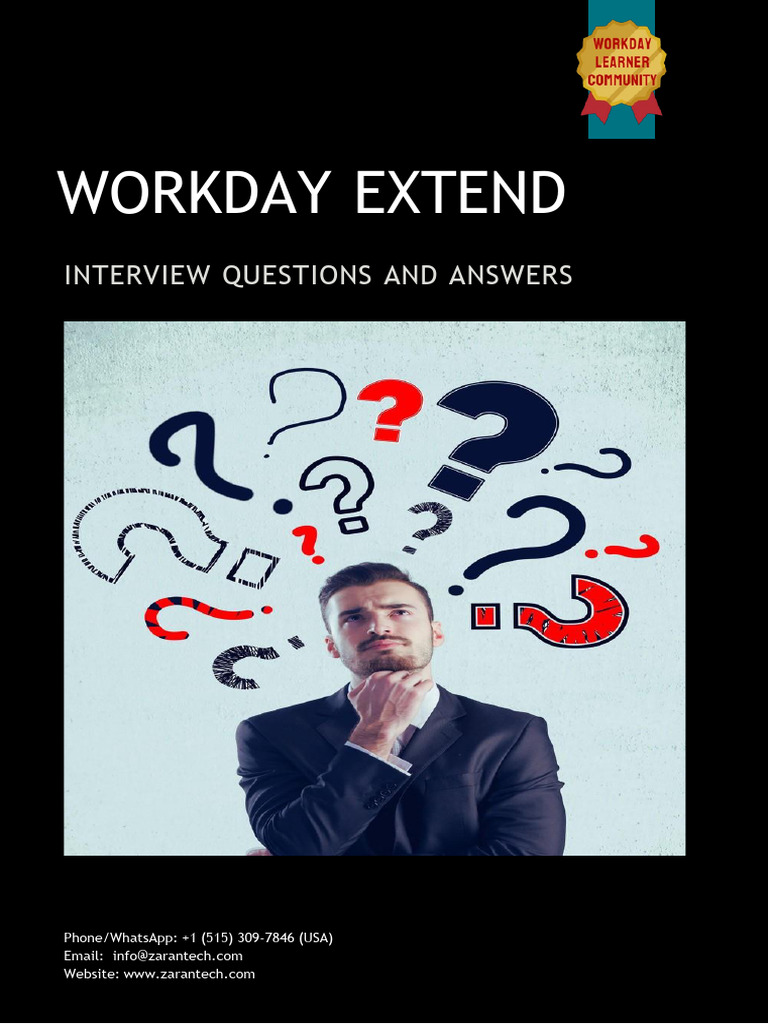 Final - Interview QAs - Workday Extend (30 Questions) | PDF ...